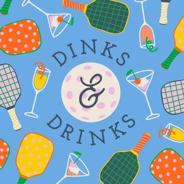 Dinks And Drinks Cocktail Napkins | Heart of the Home Inc