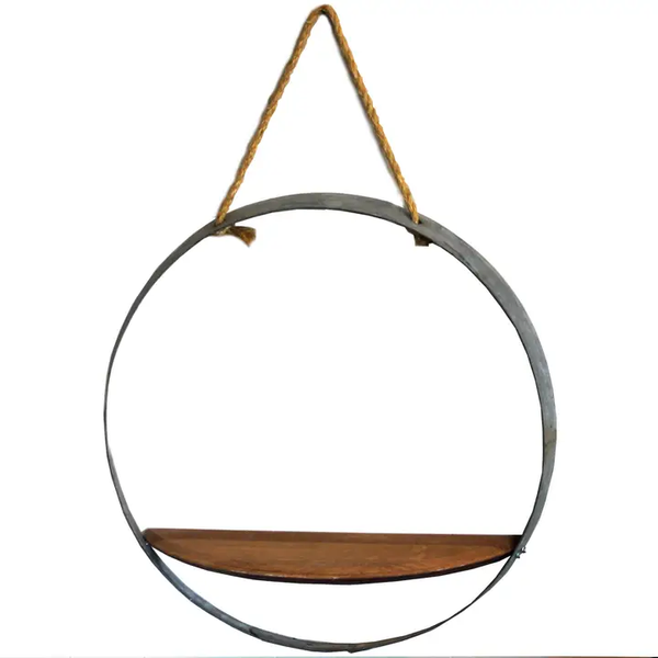 Barrel Hoop Shelf | Heart of the Home Inc