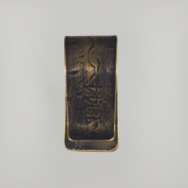 WWII Shell Casing & Coin Money Clip - 1 Centavo | Heart of the Home Inc