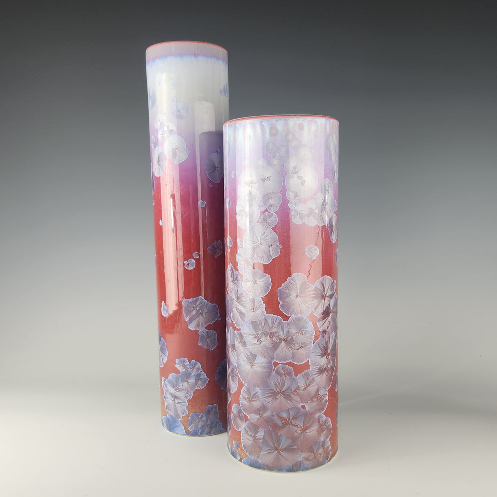 Violet Cylinder Vase - 14" | Heart of the Home Inc